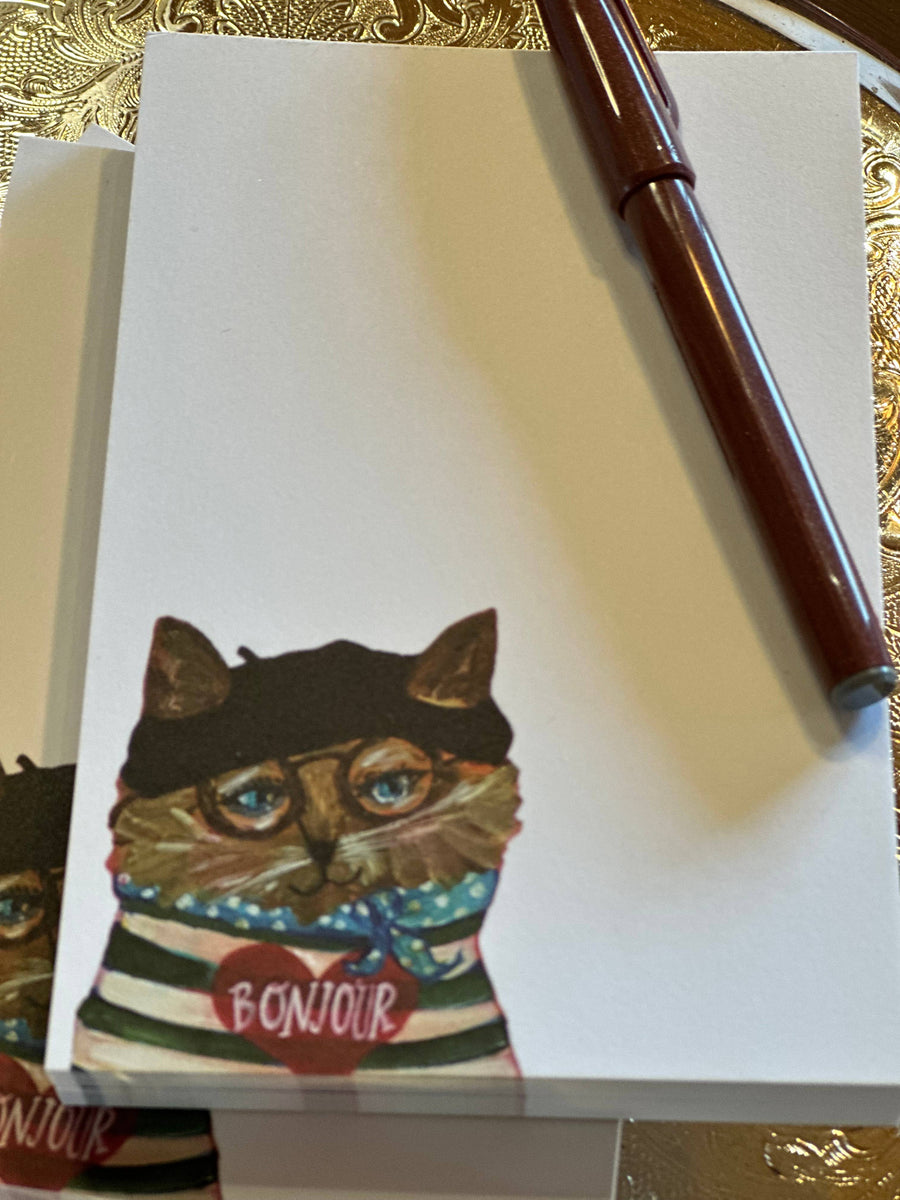 Bonjour Chat Le Petit Notepad – Barlow and Browning