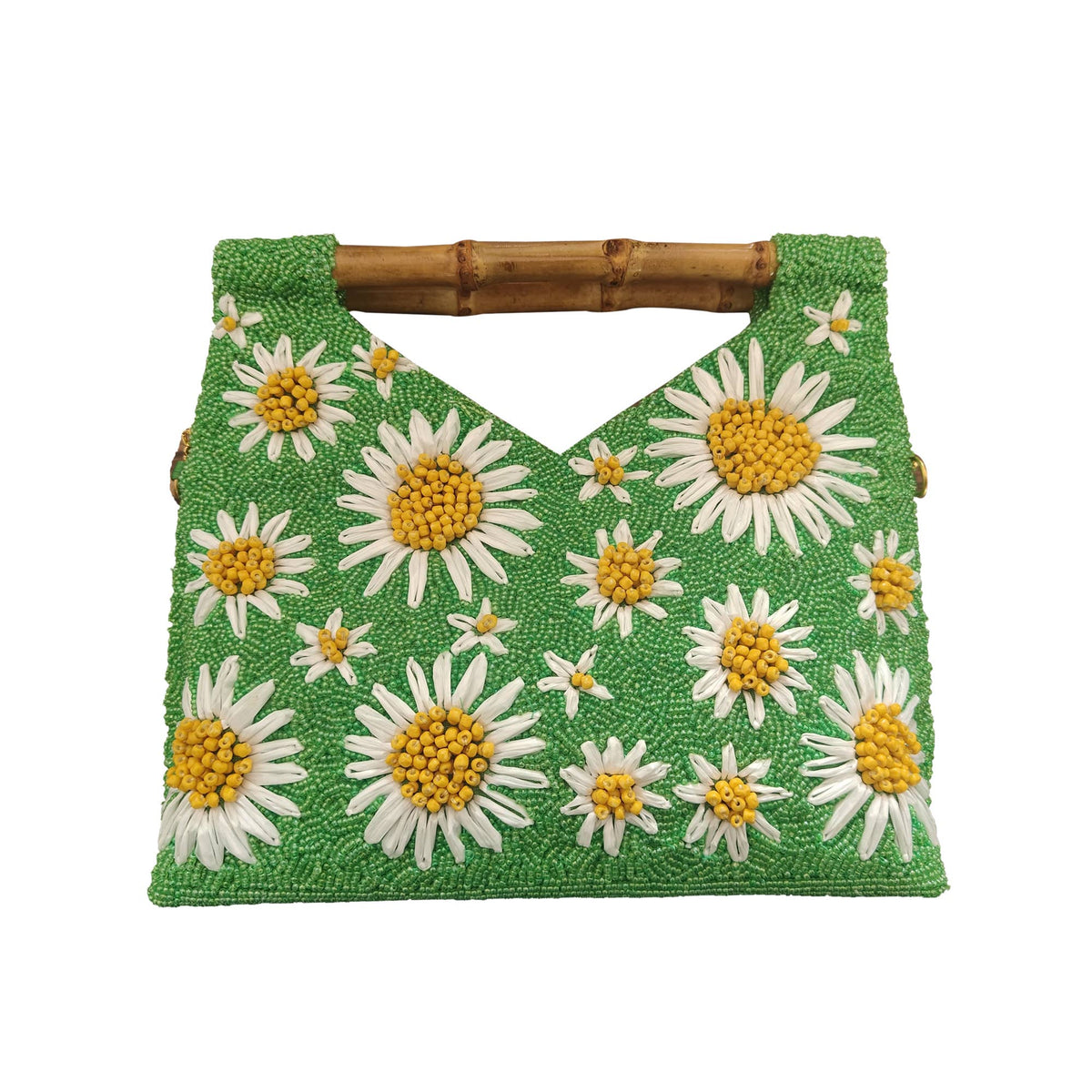 Green Daisies Bamboo Bag – Barlow and Browning