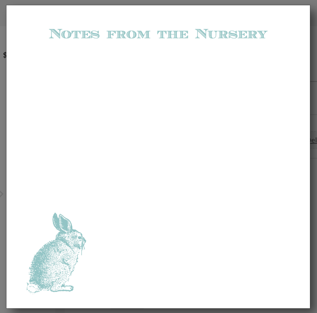 Notes from the Nursery BLUE Note Block – Barlow and Browning