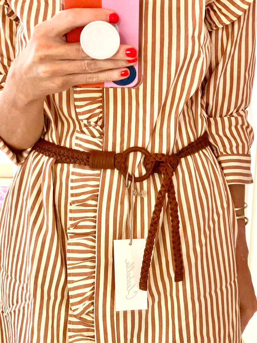 Loop Leather Belt in Cognac by Cleobella – Barlow and Browning